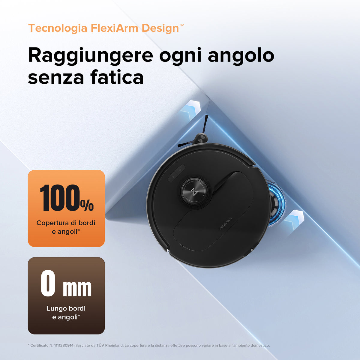 Robot aspirapolvere Roborock Qrevo Master con stazione multifunzionale ...